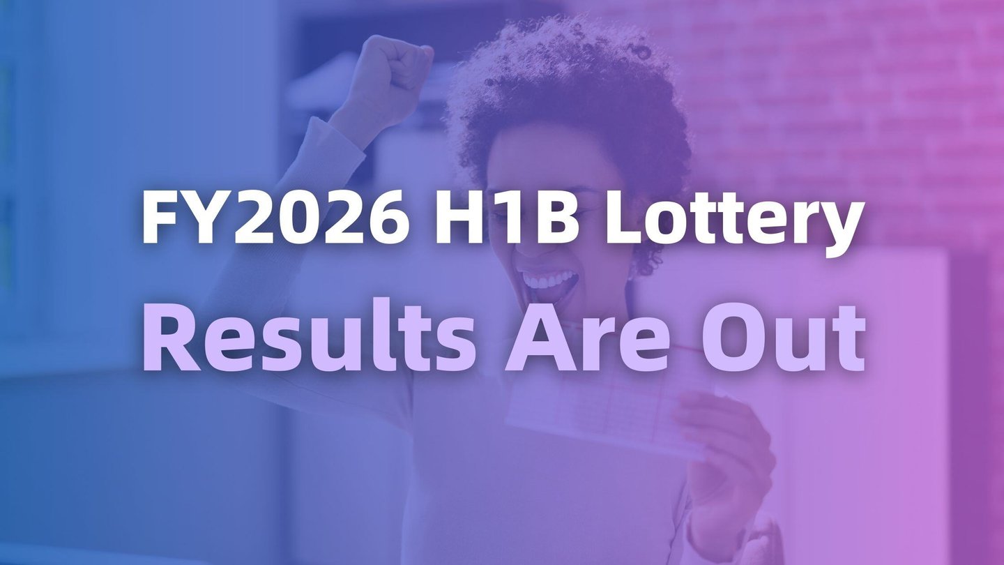 USCIS: FY 2026 H-1B Lottery Results Are Out! Approx. 40% are selected